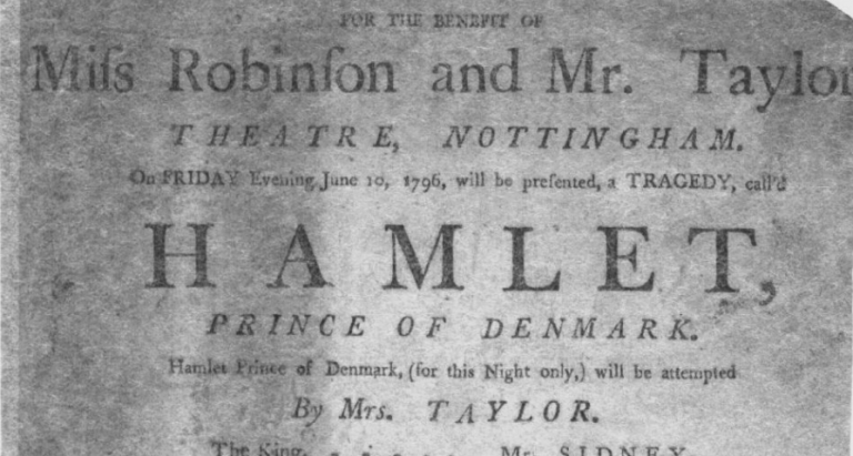 Hamlets onstage then and now | The Shakespeare blog
